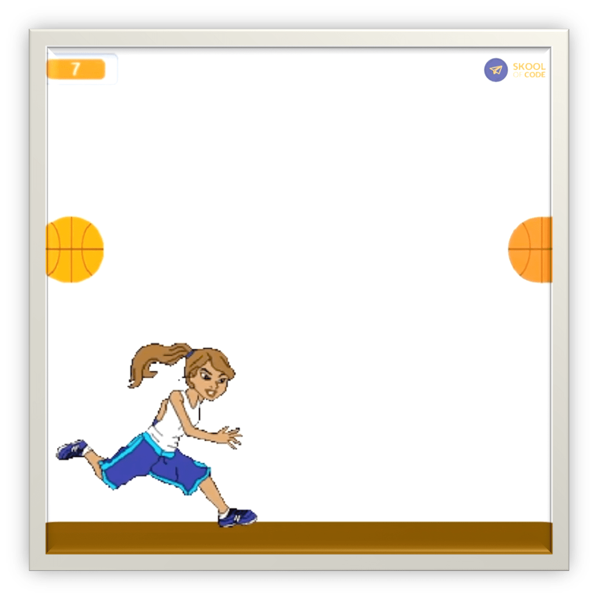 Coordinate System with free fall animation | SkoolOfCode