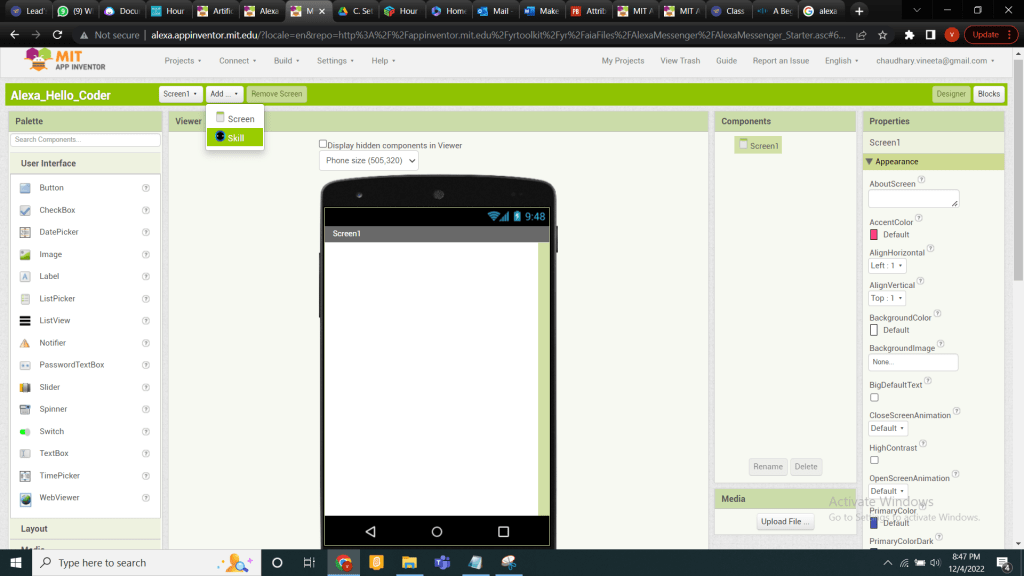Use MIT App Inventor To Make Your Own Amazon Alexa Skills