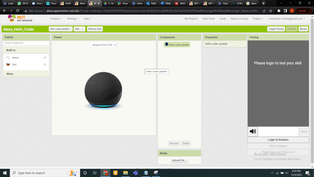 Use MIT App Inventor To Make Your Own Amazon Alexa Skills