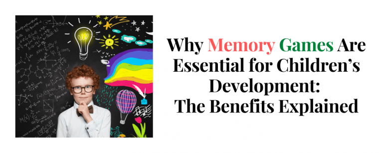 Why Memory Games Are Essential For Children's Development