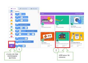 Using Microbit as a Game Controller with Built-in Motion Sensor & Scratch Extension | SkoolOfCode